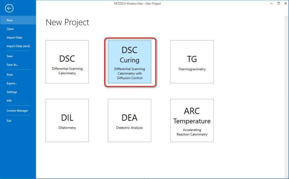 How To: DSC Curing, Data for Diffusion Control - NETZSCH Kinetic
