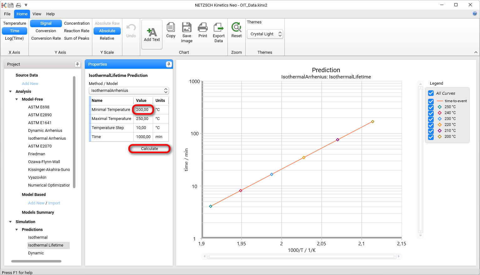 How To Analyze Time-To-Event Data Like OIT - NETZSCH Kinetics Neo