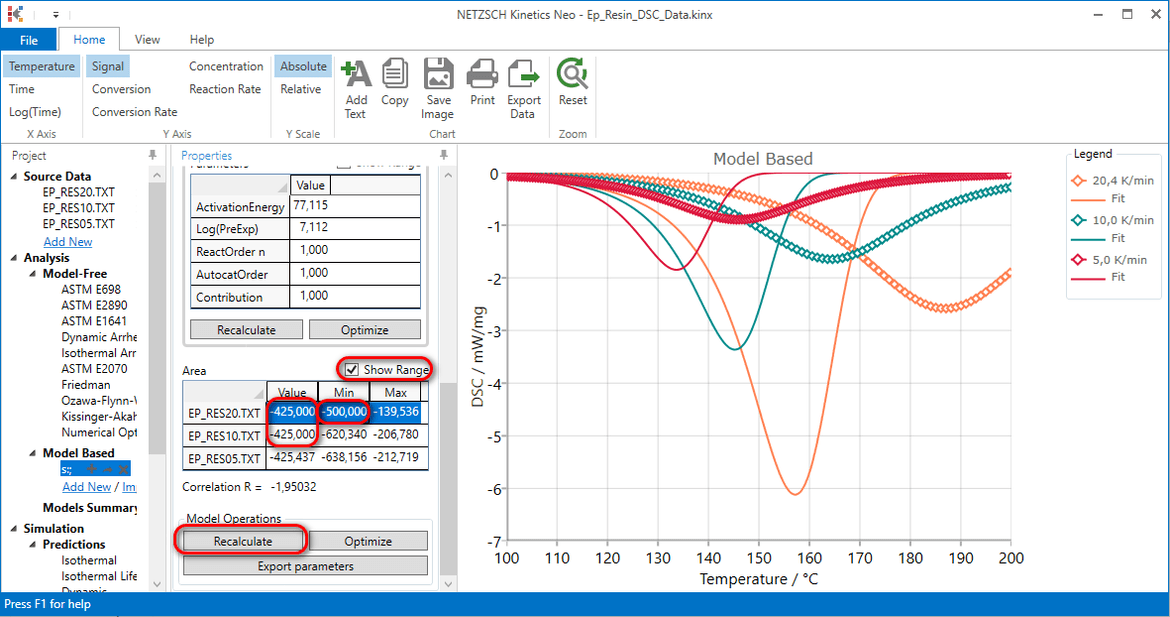 My Data Are Incomplete. Can I Still Analyze Them? - NETZSCH Kinetics Neo