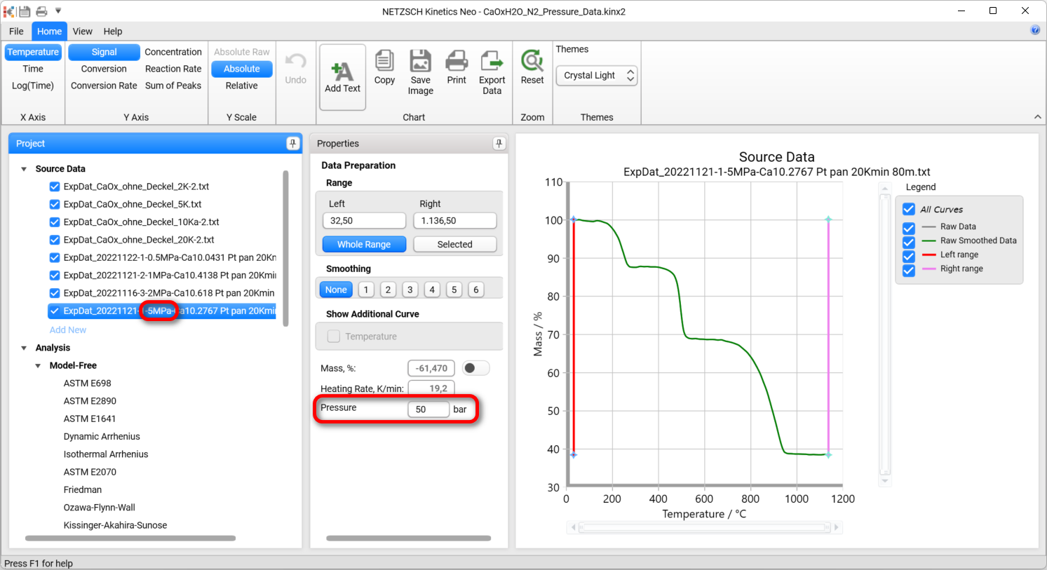 How to Analyze Pressure-Dependent Decomposition in Inert Gas - NETZSCH ...